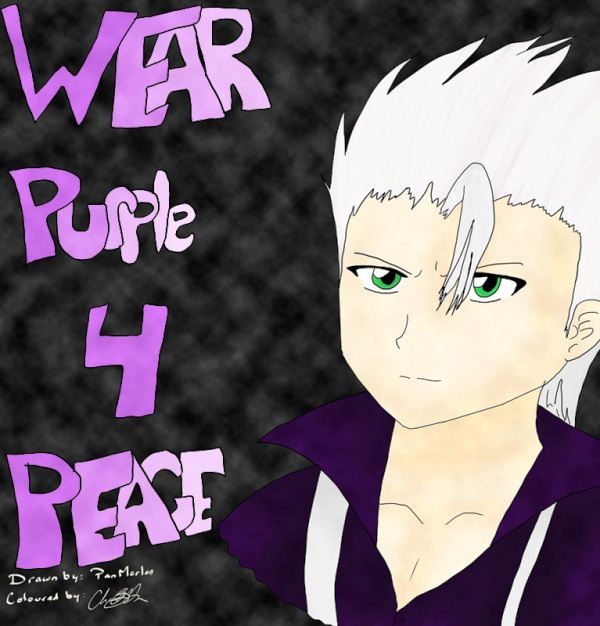 10 Amazingly Beautiful Happy Wear Purple for Peace Day 2014 Images ...