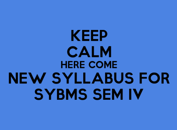 NEW SYLLABUS for SYBMS Sem IV – BMS | Bachelor of Management Studies ...